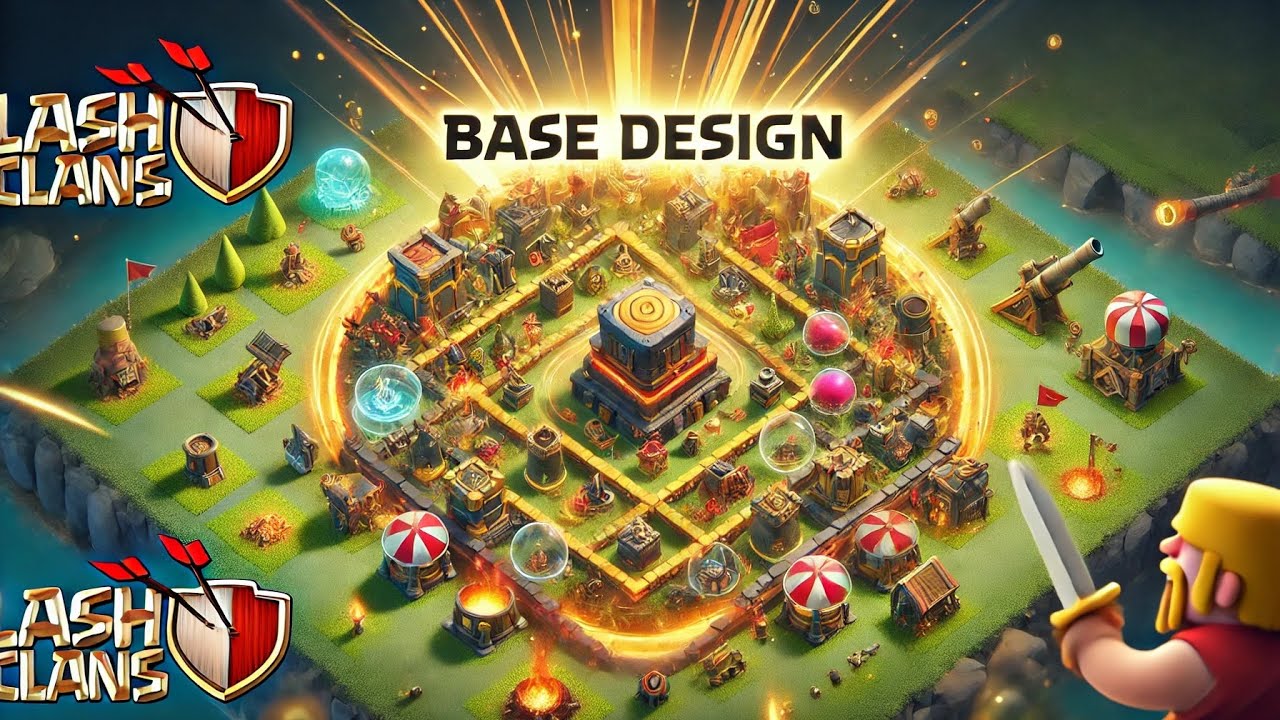 Building My First Base in Clash of Clans! - YouTube