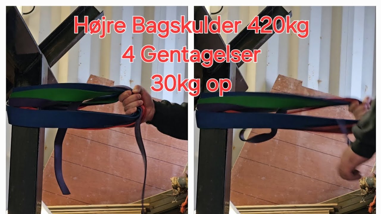 420kg Back shoulder/Back Pressure Pull 30kg op! - YouTube