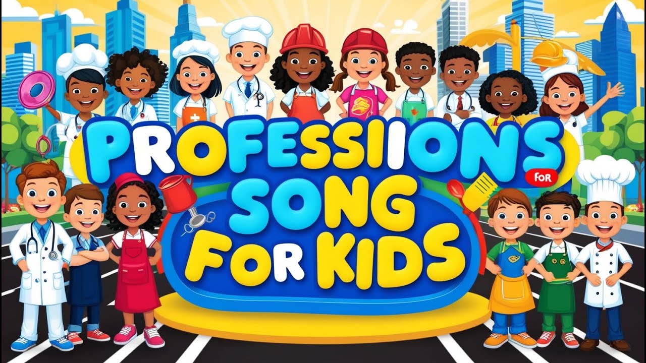 Professions Song for Kids | Learn Jobs and Occupations | Fun ...