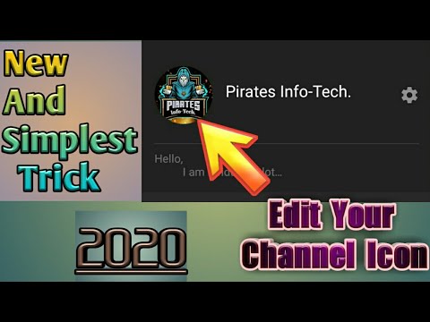 How To Edit Your Channel Icon|| New And Simplest Trick 2020|| How To ...