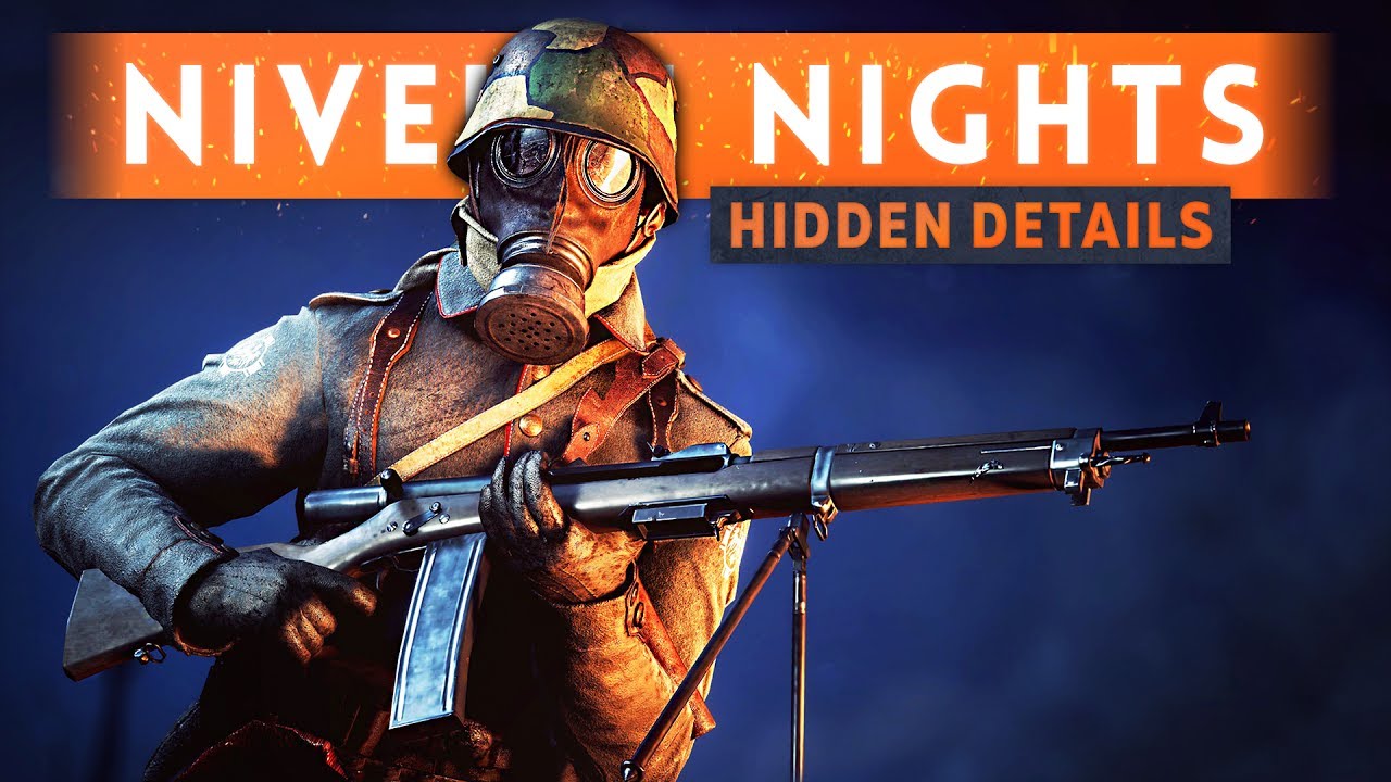 NIVELLE NIGHTS HIDDEN DETAILS! - Battlefield 1 (Night Map Overview ...