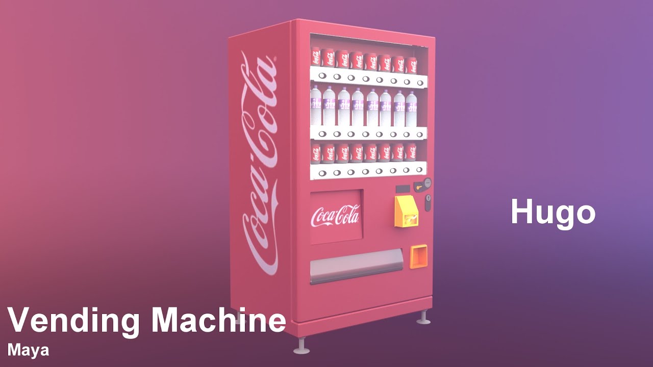 [Maya] Vending Machine - YouTube