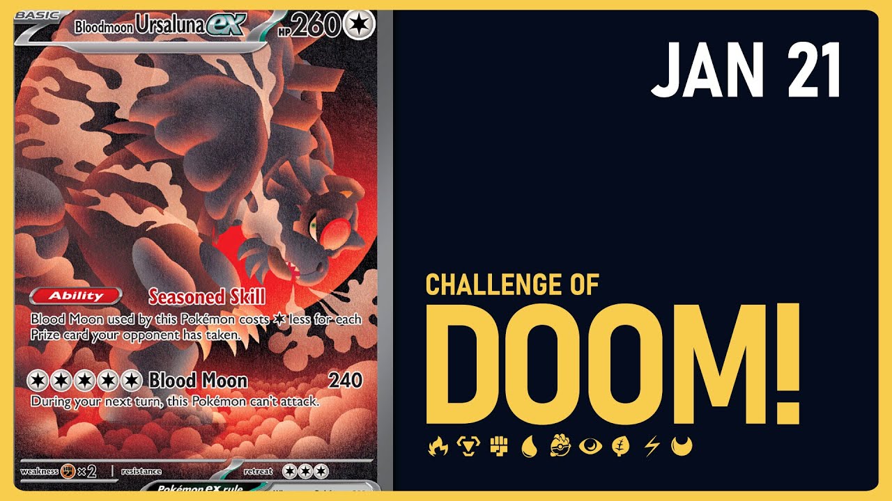 CHALLENGE OF DOOM! - January 21st - YouTube