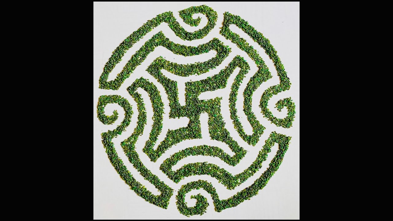 Day 59 of gahuli 🙏💫...easy circle shaped gahuli design for beginners 🙏 ...