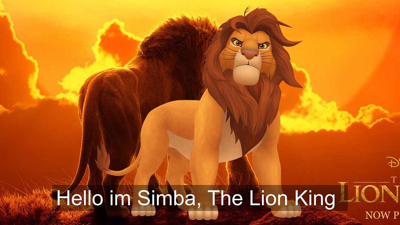 ALEX THE LION VS SIMBA FROM THE LION KING! - YouTube