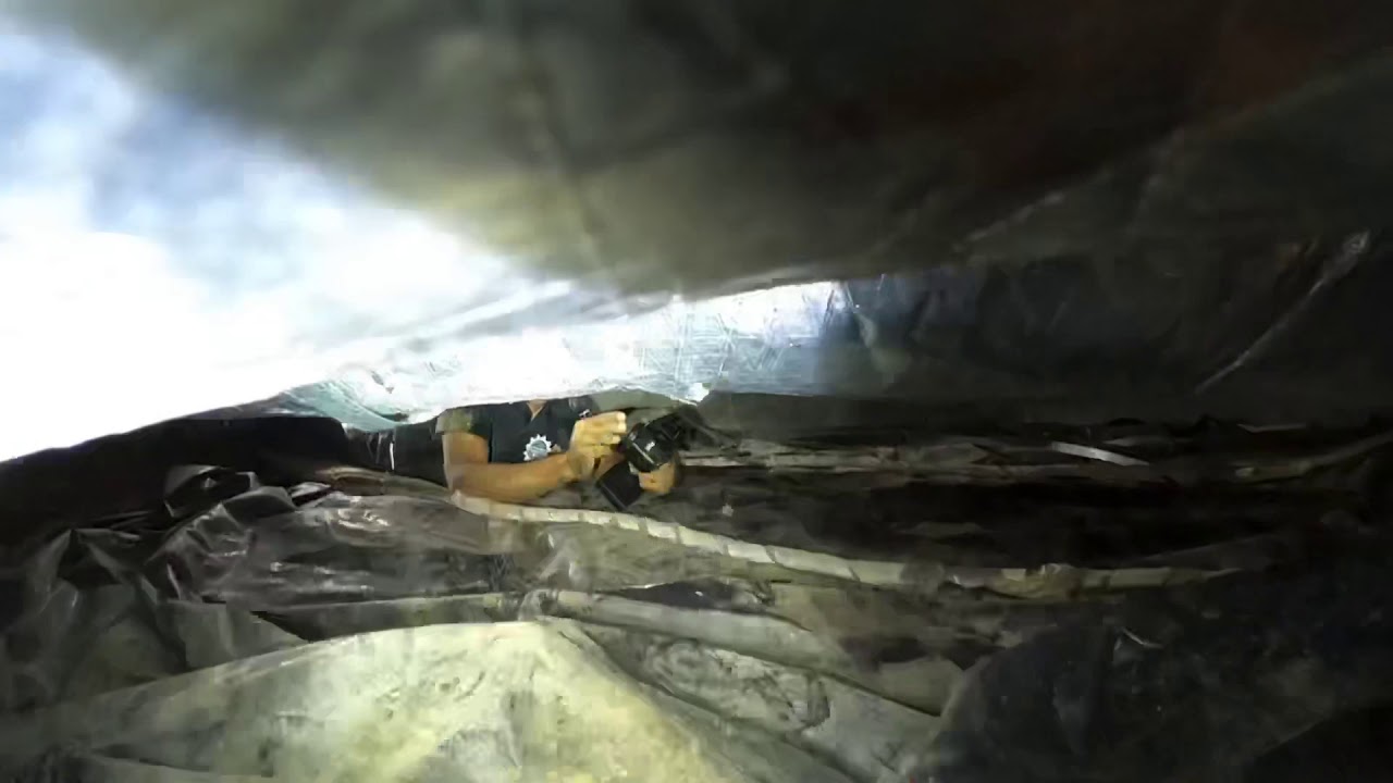Crawlspace crawler GoPro on RC Inspection - YouTube