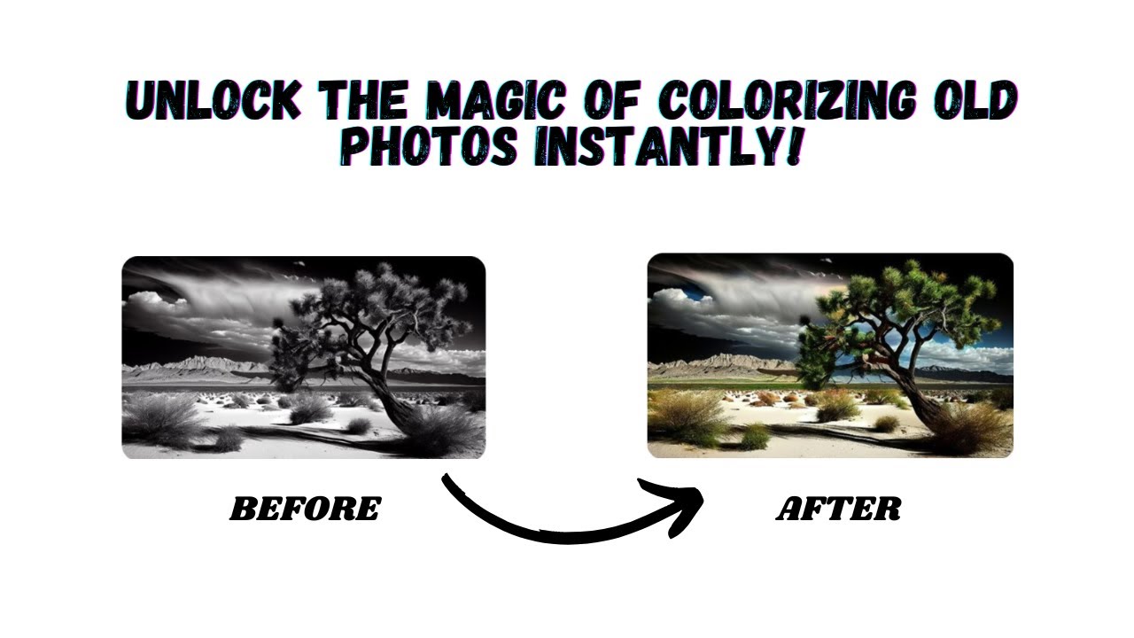Transform Black-and-White Photos into Stunning Color Instantly! - YouTube
