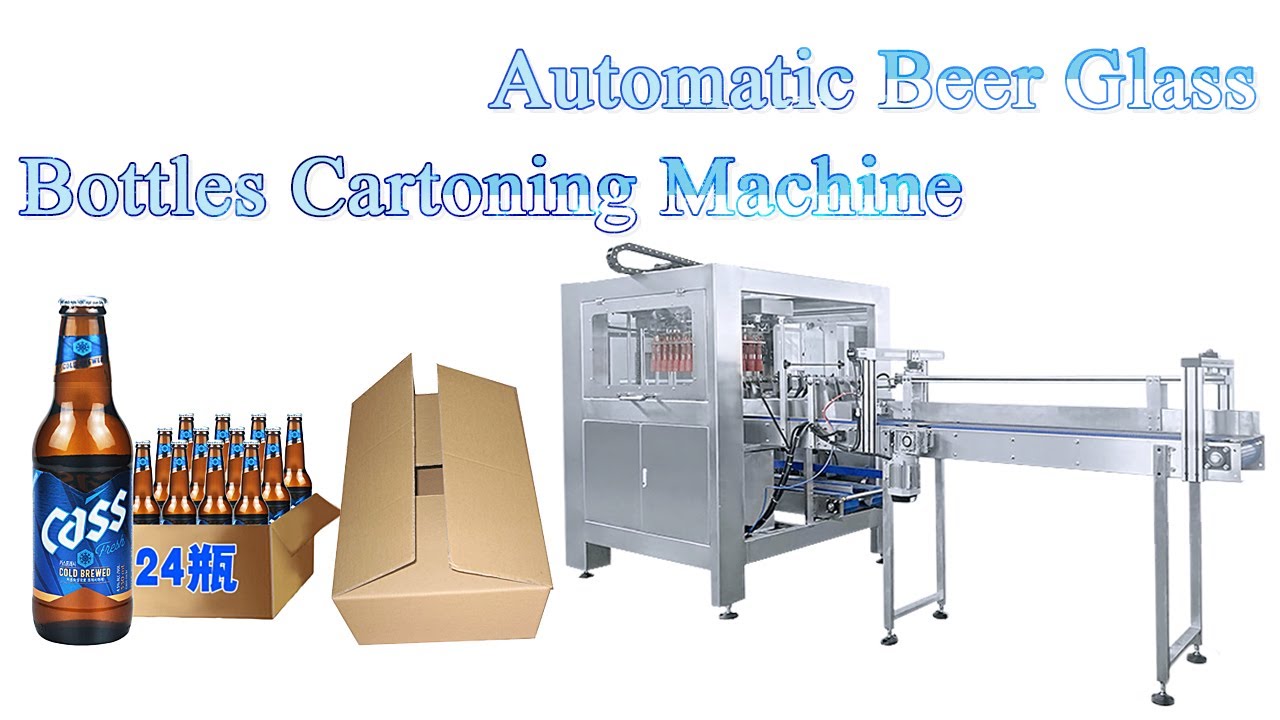 HYCP-10P Automatic Beer Glass Bottles Cartoning Machine | Carton ...