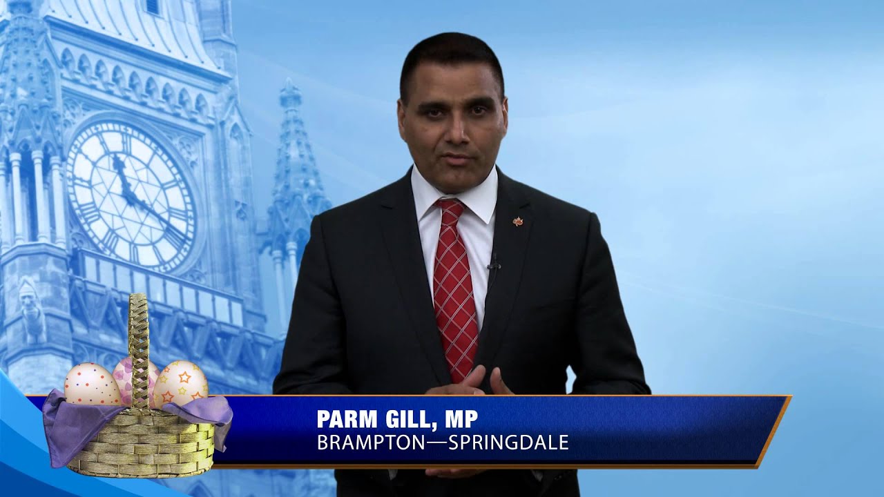 MP Parm Gill - Easter Greetings - YouTube