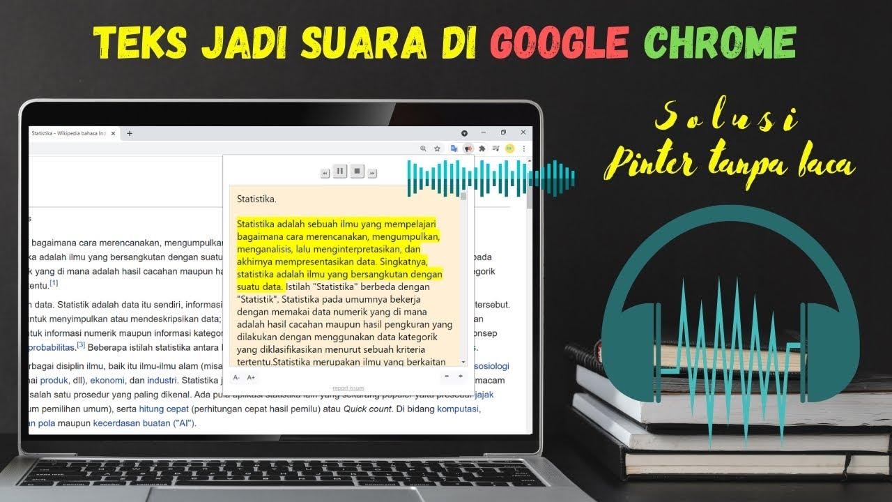 Teks Halaman Web Jadi Suara di Google Chrome || Solusi Pintar Tanpa ...