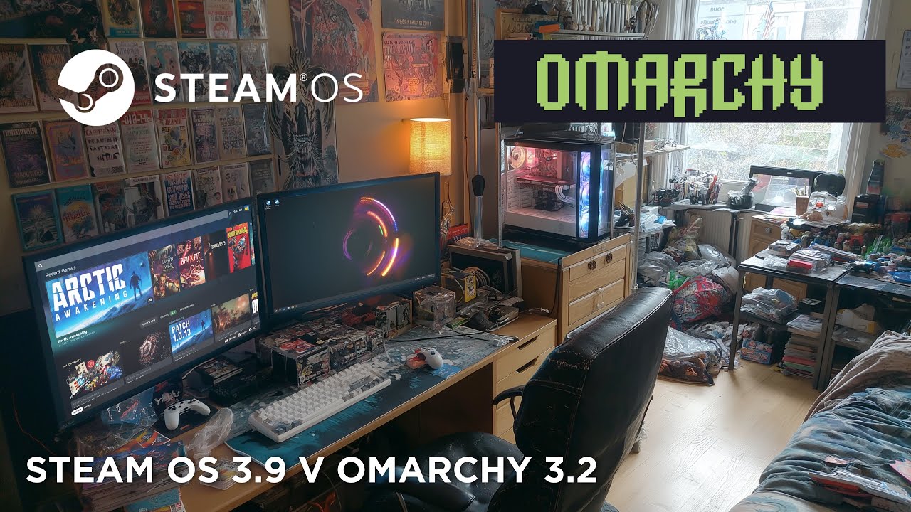 SteamOS 3.9 vs Omarchy OS: The Ultimate Benchmark Showdown - YouTube