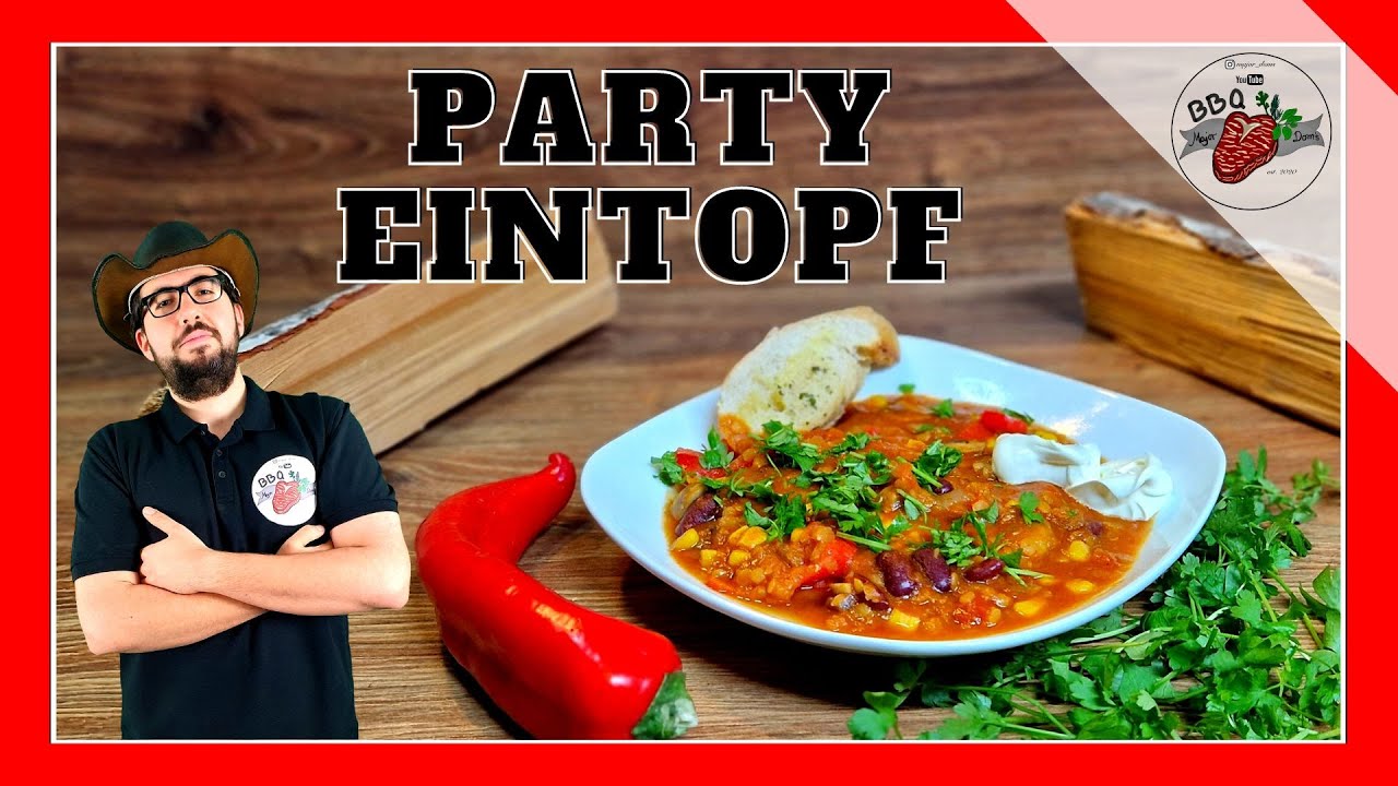 Mitternachtssuppe | Party Eintopf | Party Suppe | vegetarischer Eintopf ...