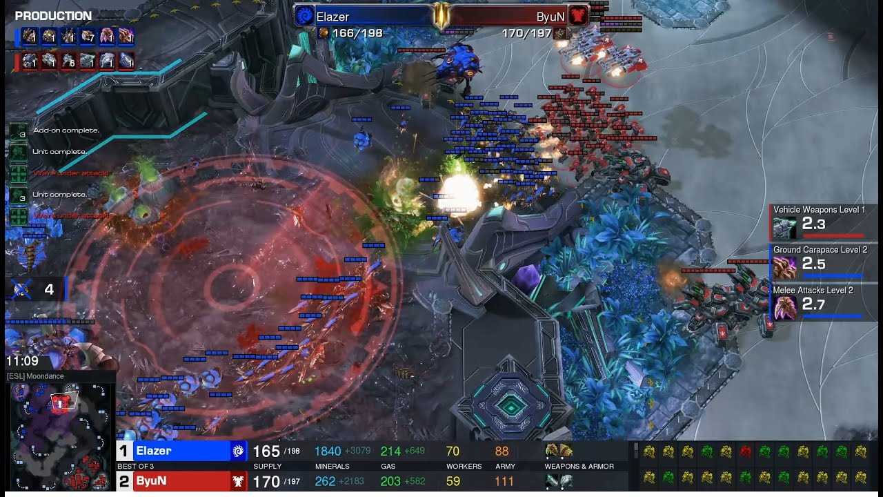 Starcraft II DreamHack Masters 2022 Valencia Jul1 ByuN(T) v Elazer(Z ...