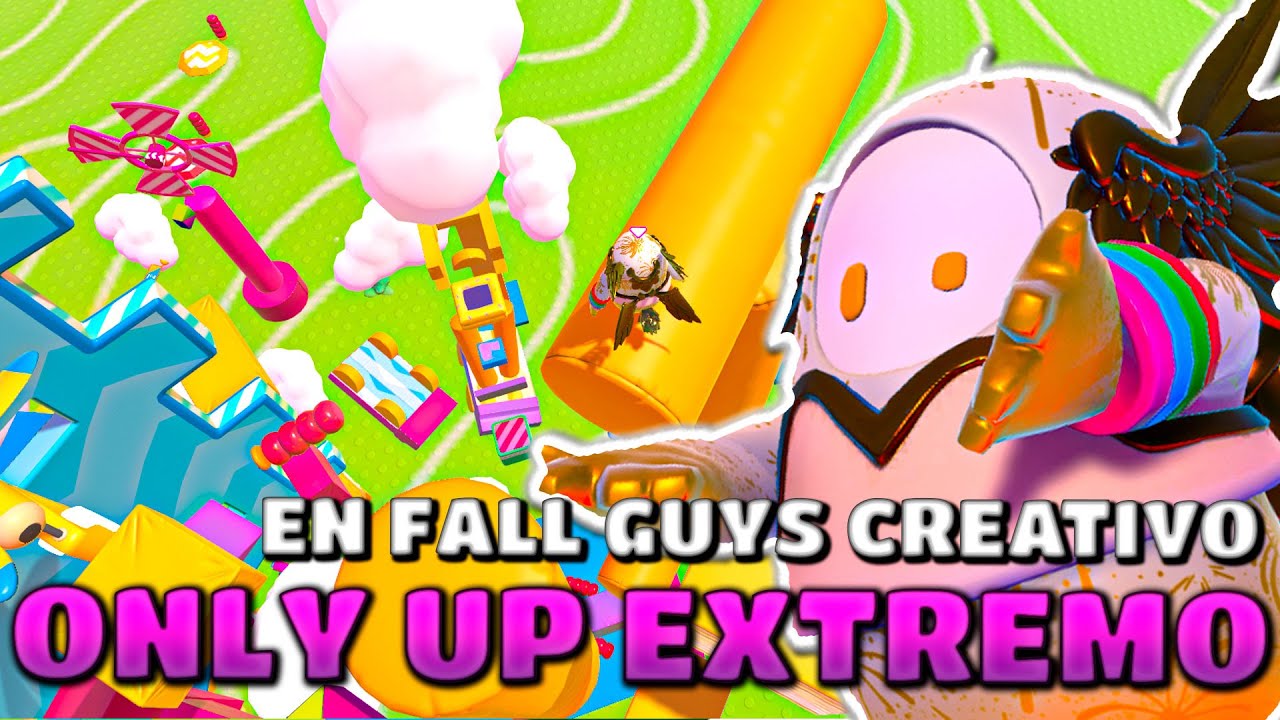 ONLY UP EN FALL GUYS ES INFERNAL🥵 - YouTube