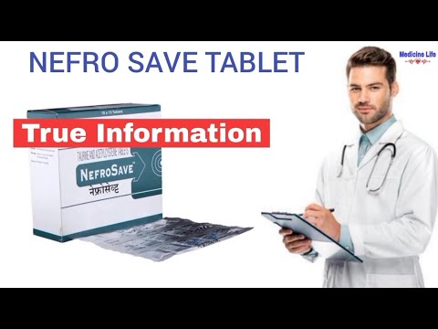 Nefro save tablet use, review in hindi | uses | dose | benefits | Side ...