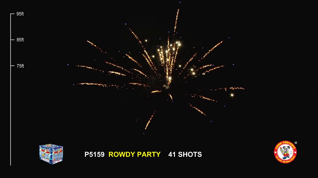 Rowdy Party P5159 Winda Fireworks - YouTube