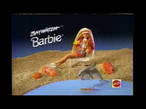 Baywatch Barbie (Mattel) TV Commercial - 1994