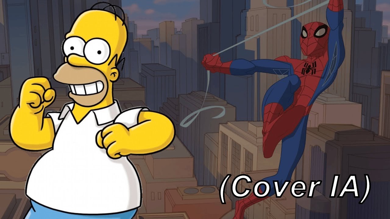Spectacular Spider-Man Intro | Homero Simpson (Cover IA) - YouTube