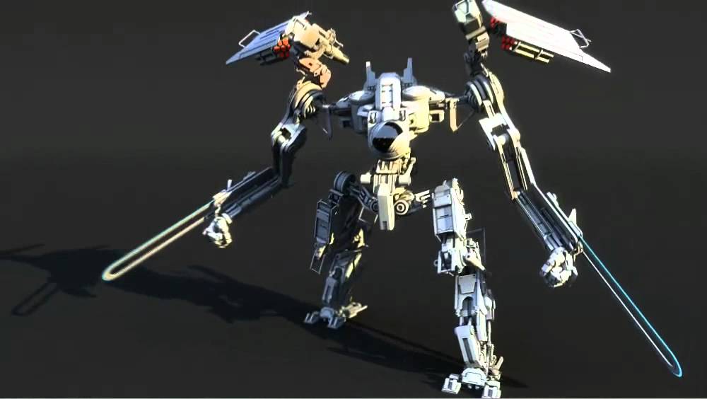 3ds max robot - YouTube