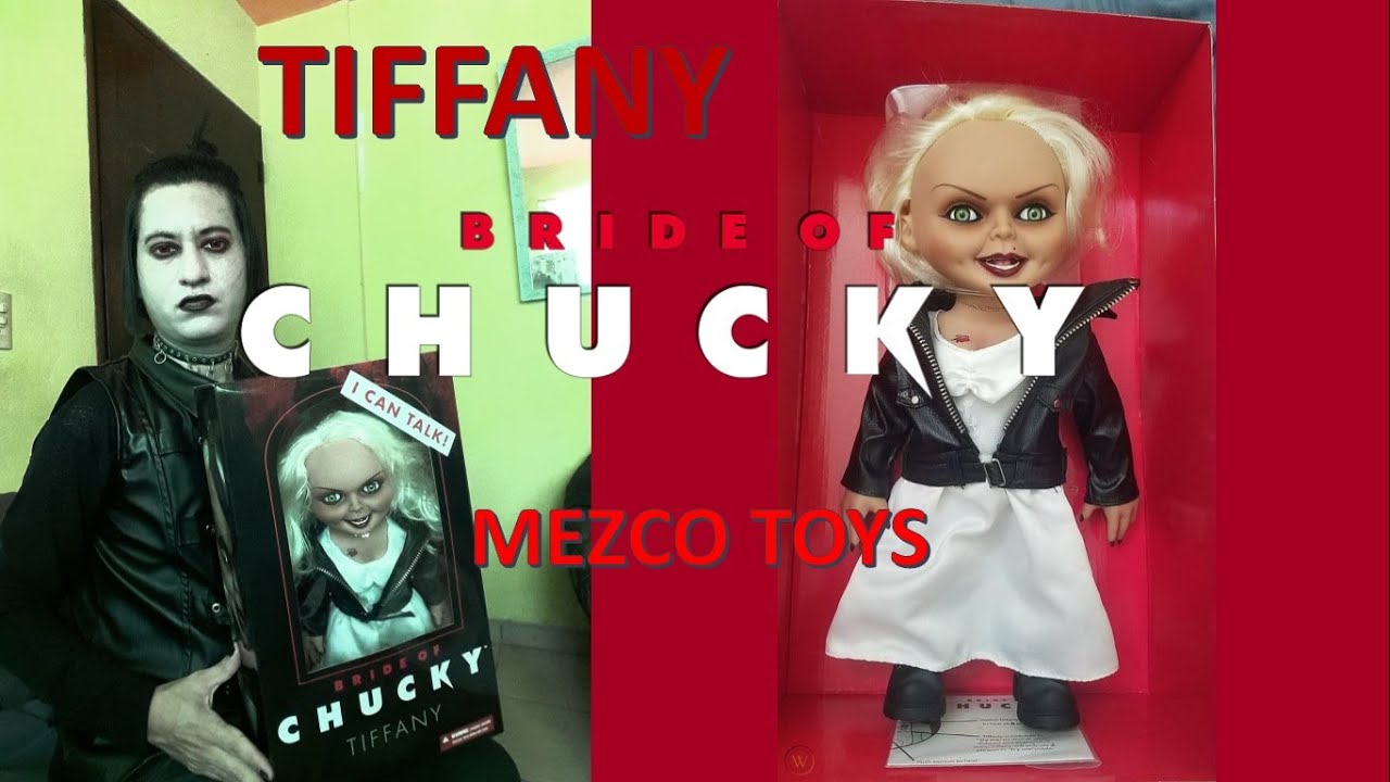 Tiffany Doll Bride Of Chucky Mezco Toys Review - YouTube