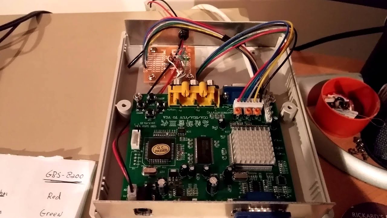 Amiga 2000 running on GBS 8200 VGA Converter - YouTube