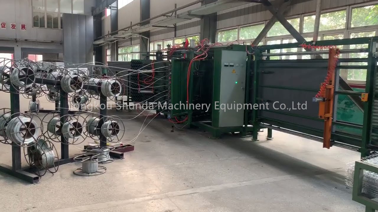 eps sandwich panel machine making manufacturers Shunda 3D EPS Wire Mesh ...
