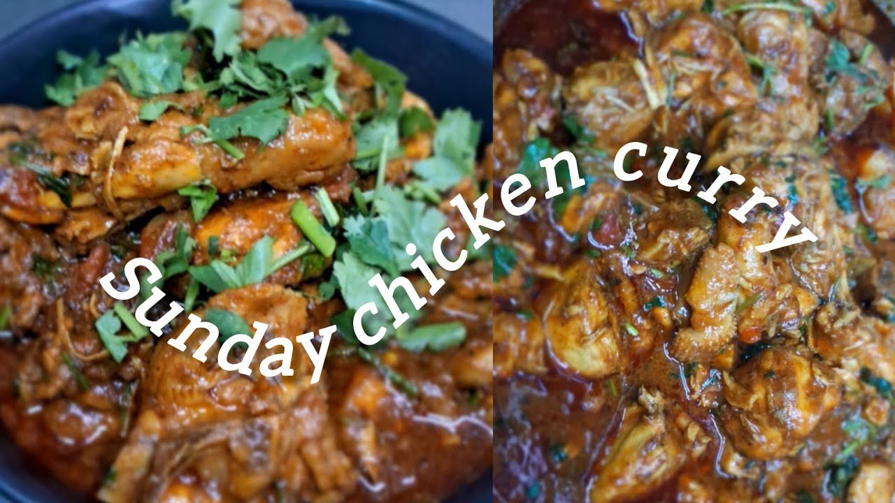 Sunday chicken curry! - YouTube
