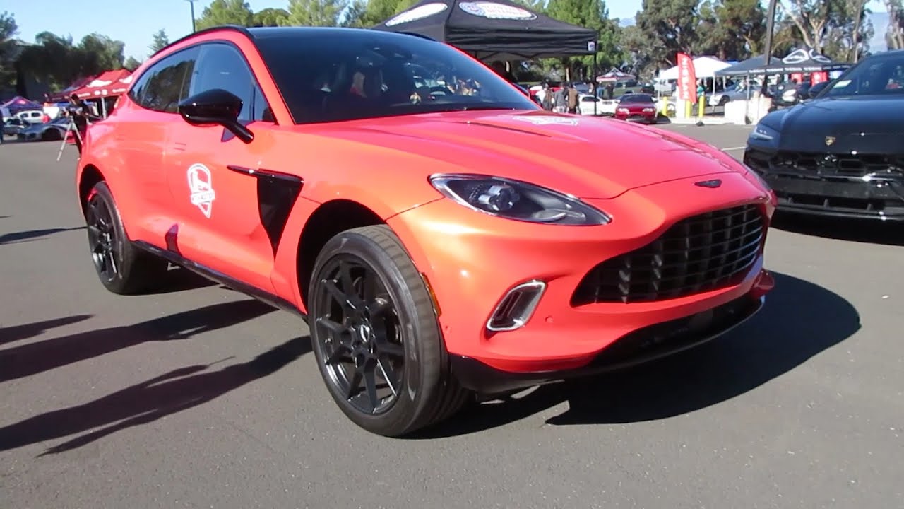 Cosmos Orange Aston Martin DBX - YouTube