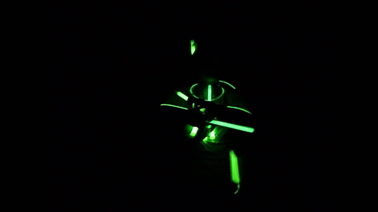 Glow In the Dark Fight Scene - YouTube