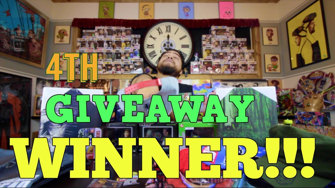 4th Giveaway WINNER!! - YouTube