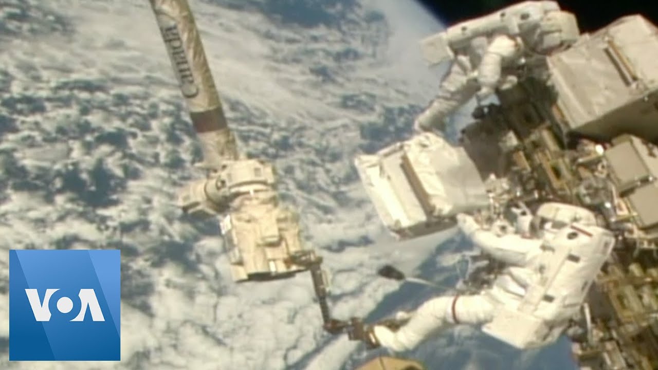European Space Agency, NASA Astronauts Perform Spacewalk Repairs on ISS ...