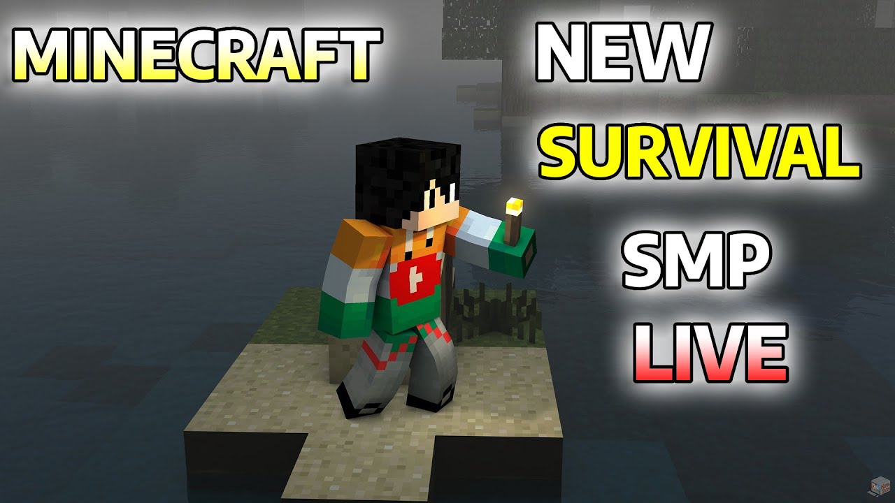 NEW MINECRAFT SERVER - MINECRAFT SURVIVAL SMP LIVE - YouTube