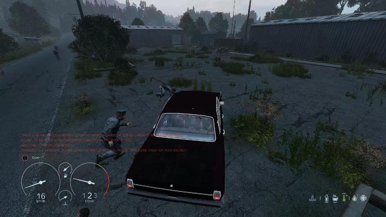 DayZ car run over zombies - YouTube