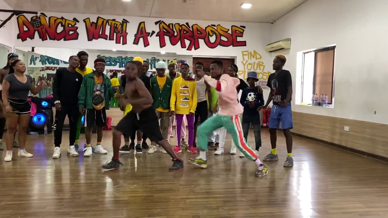 Official Starter and Demzy Baye at Dwp Academy Dance Class - YouTube
