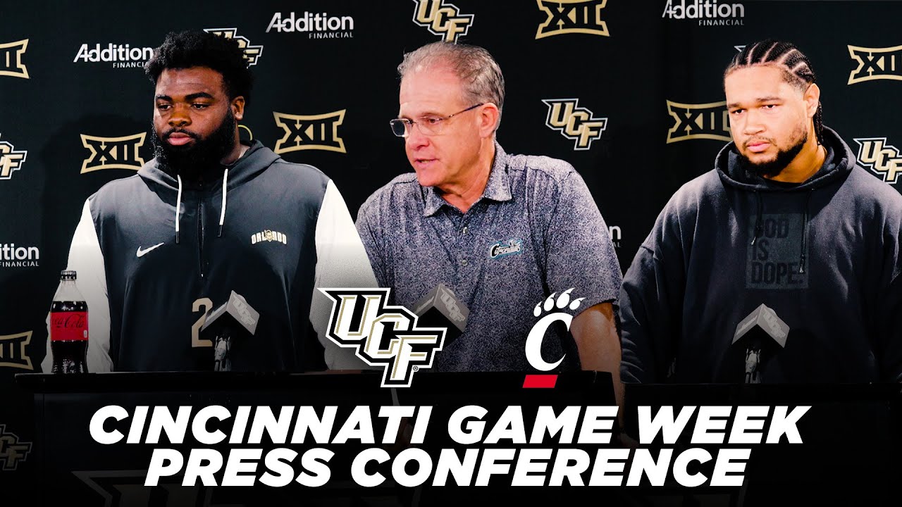 UCF Football: Cincinnati Game Week Press Conference - YouTube