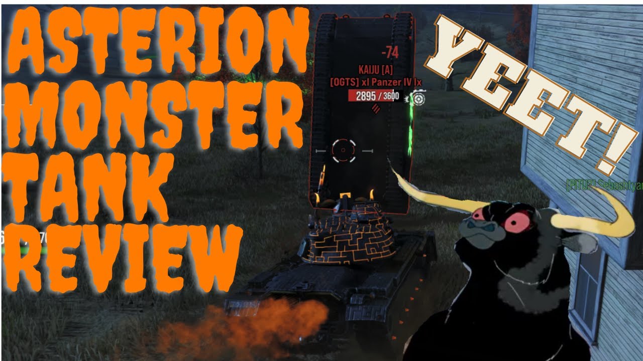 Asterion Monster Tank Review. 7k Gameplay. WOT Console. - YouTube