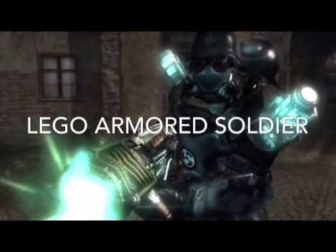 How to make a lego Armored soldier from Wolfenstein - YouTube
