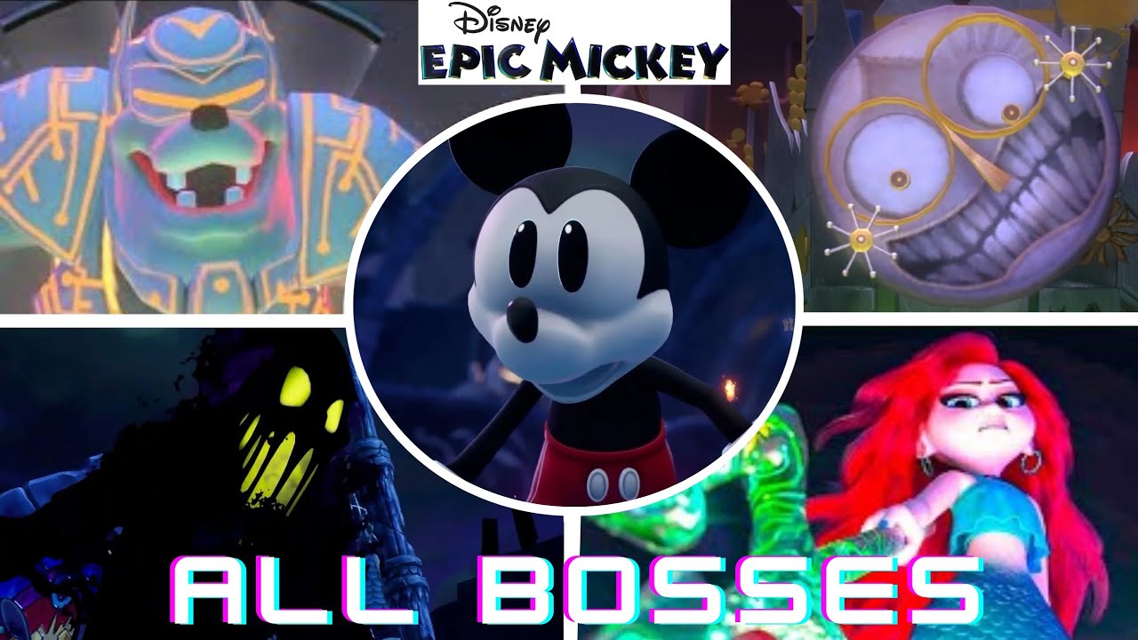 Epic Mickey All Bosses - YouTube