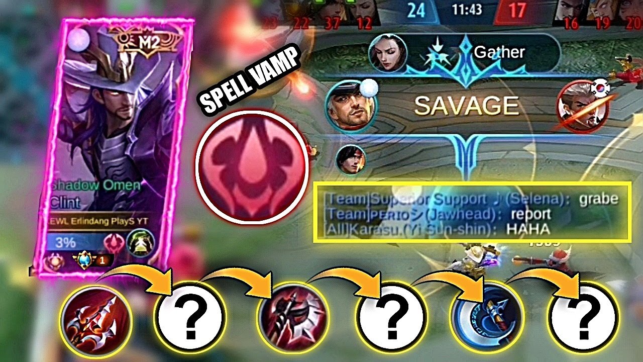 CLINT NEW BUILD & EMBLEM | CLINT BEST BUILD 2021 | SAVAGE GAMEPLAY ...