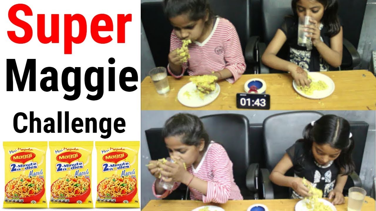 Maggi challenge 10 packet - 2 minute 50 seconds maggie challenge by ...