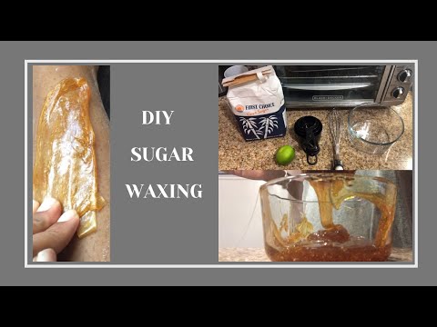 DIY SUGAR WAX AT HOME | Tutorial  #AtHomeWaxing #SugarWax