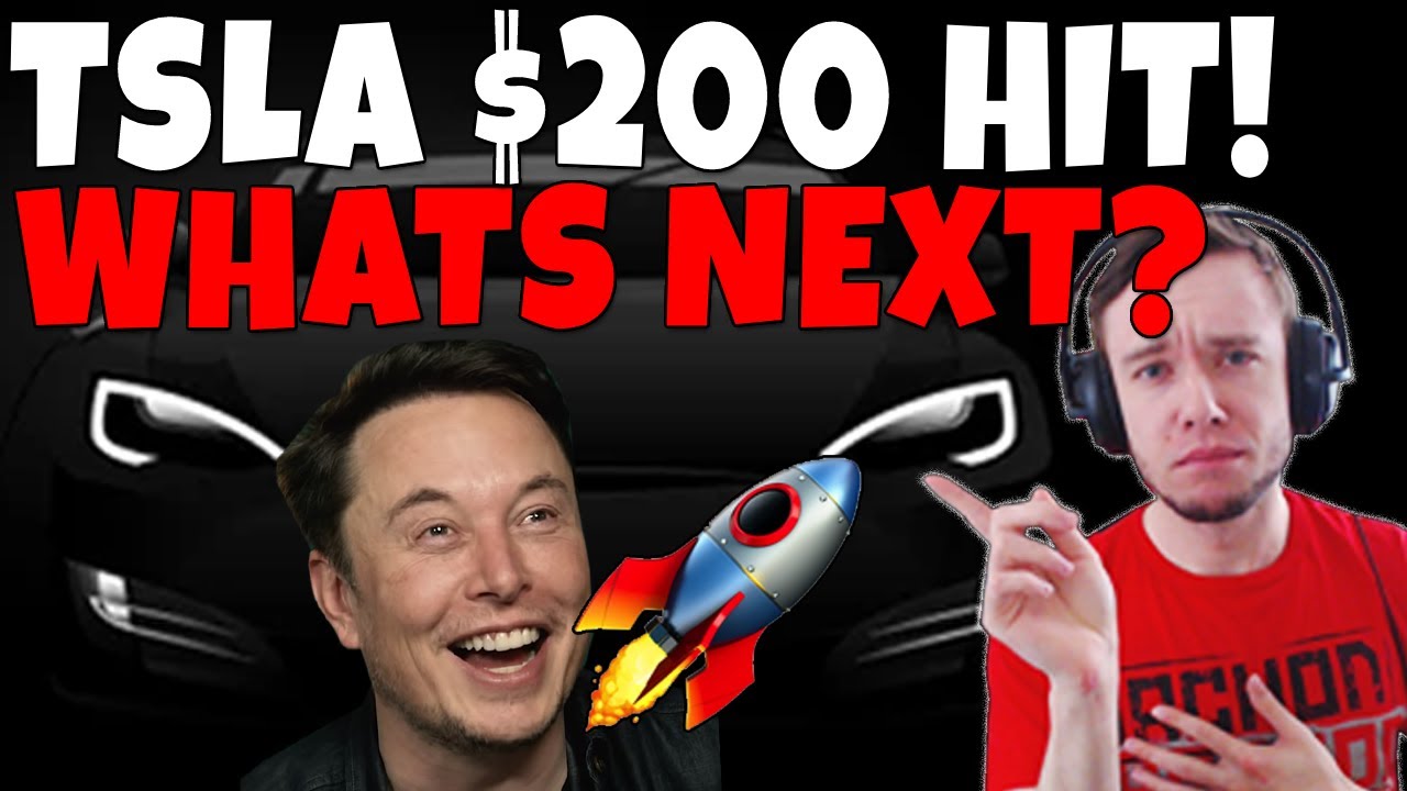 TSLA $200 TARGET HIT! WHATS NEXT? - YouTube