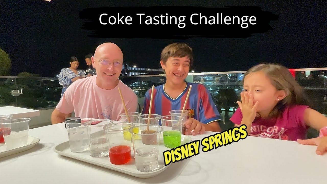 The Ultimate Coca-Cola Taste Test at Disney Springs - YouTube