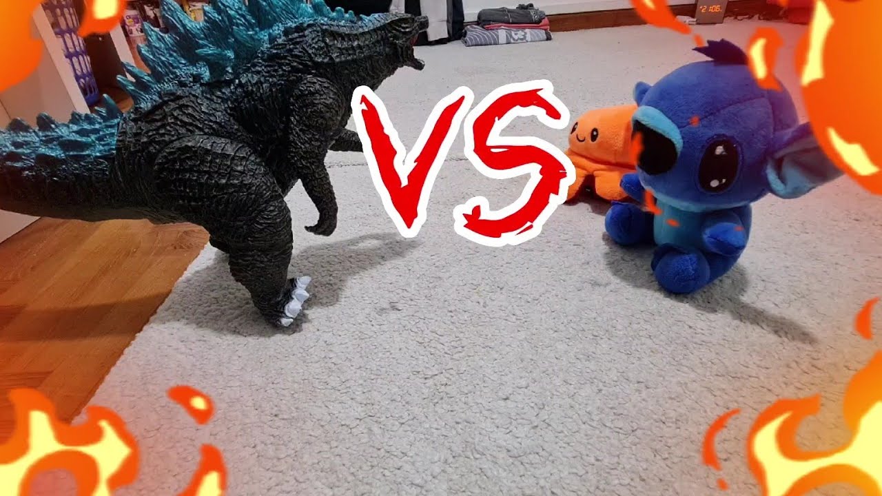 Octupas and Stitch VS Godzilla | TEAMWORK makes the DREAMWORK! - YouTube