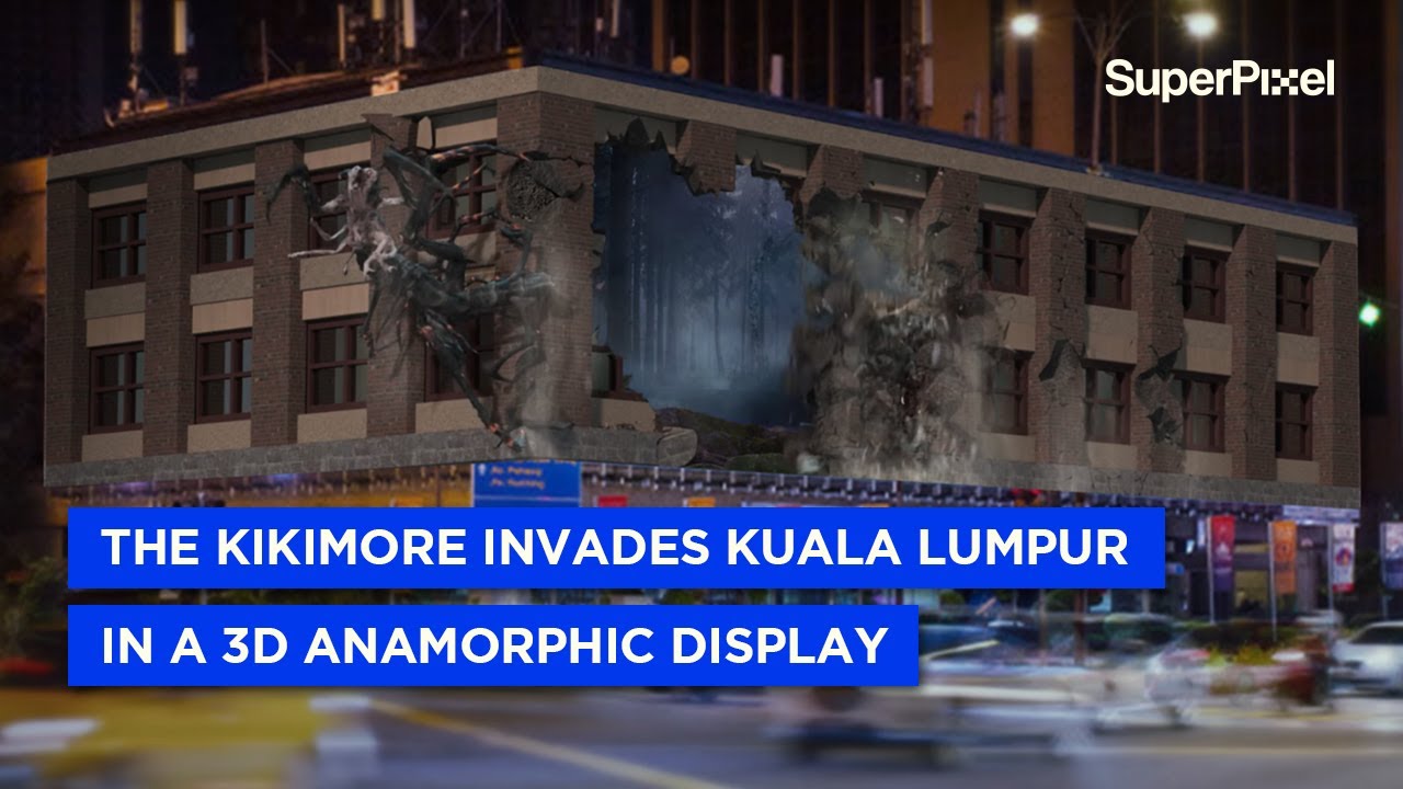 Witcher: The Kikimore Invasion - A 3D Anamorphic Display in Kuala ...