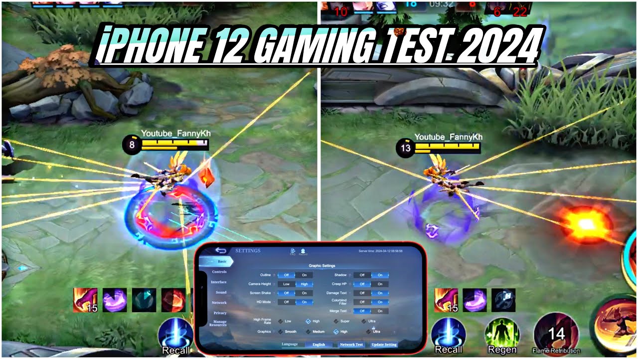iPhone 12_Gaming Test 2024 (Mobile Legend) - YouTube