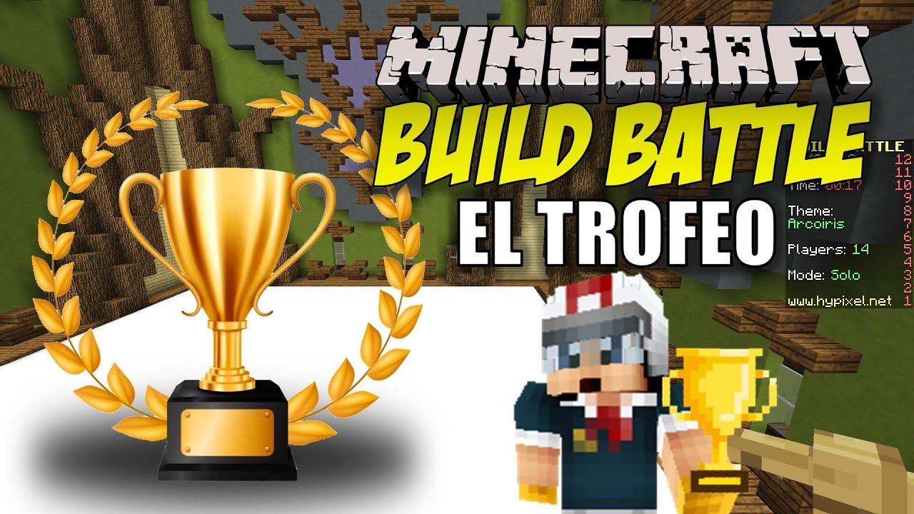 Minecraft: Build Battle ¡EL TROFEO GANADOR! 🏆 - YouTube