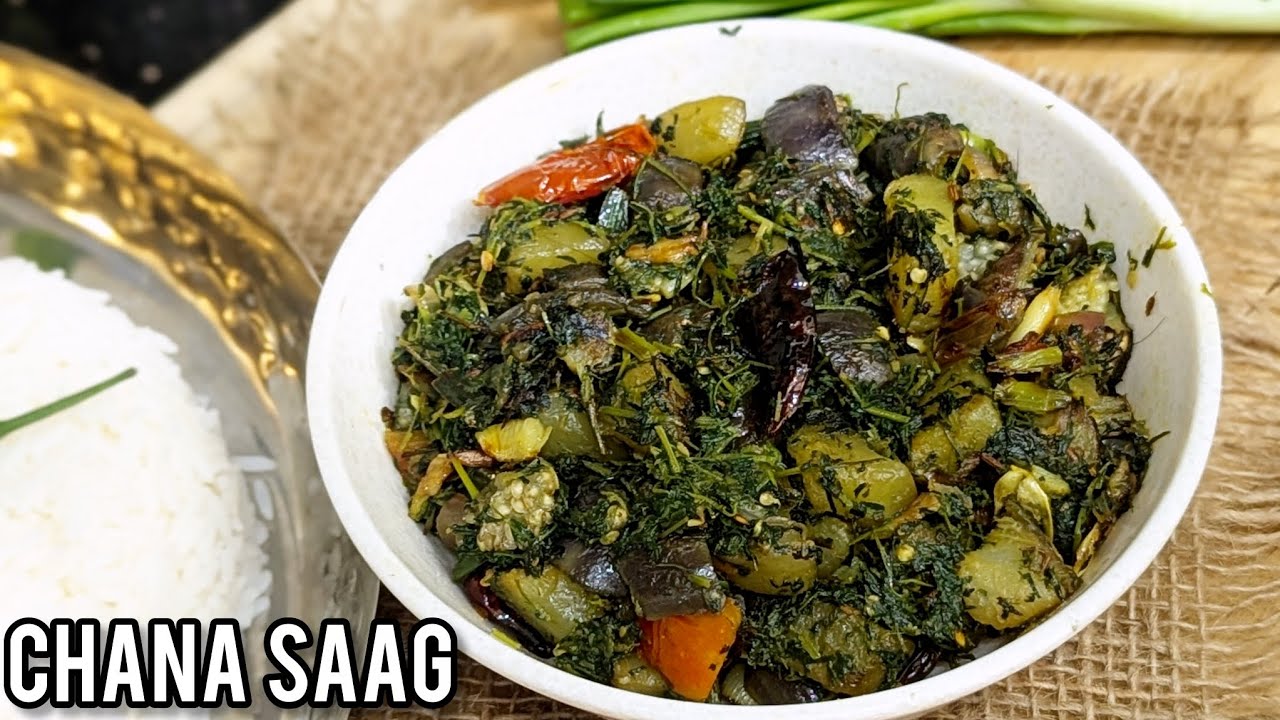 Dry Chana Saag Recipe | Simple And Healthy Recipe For Lunch 😋👍| # ...