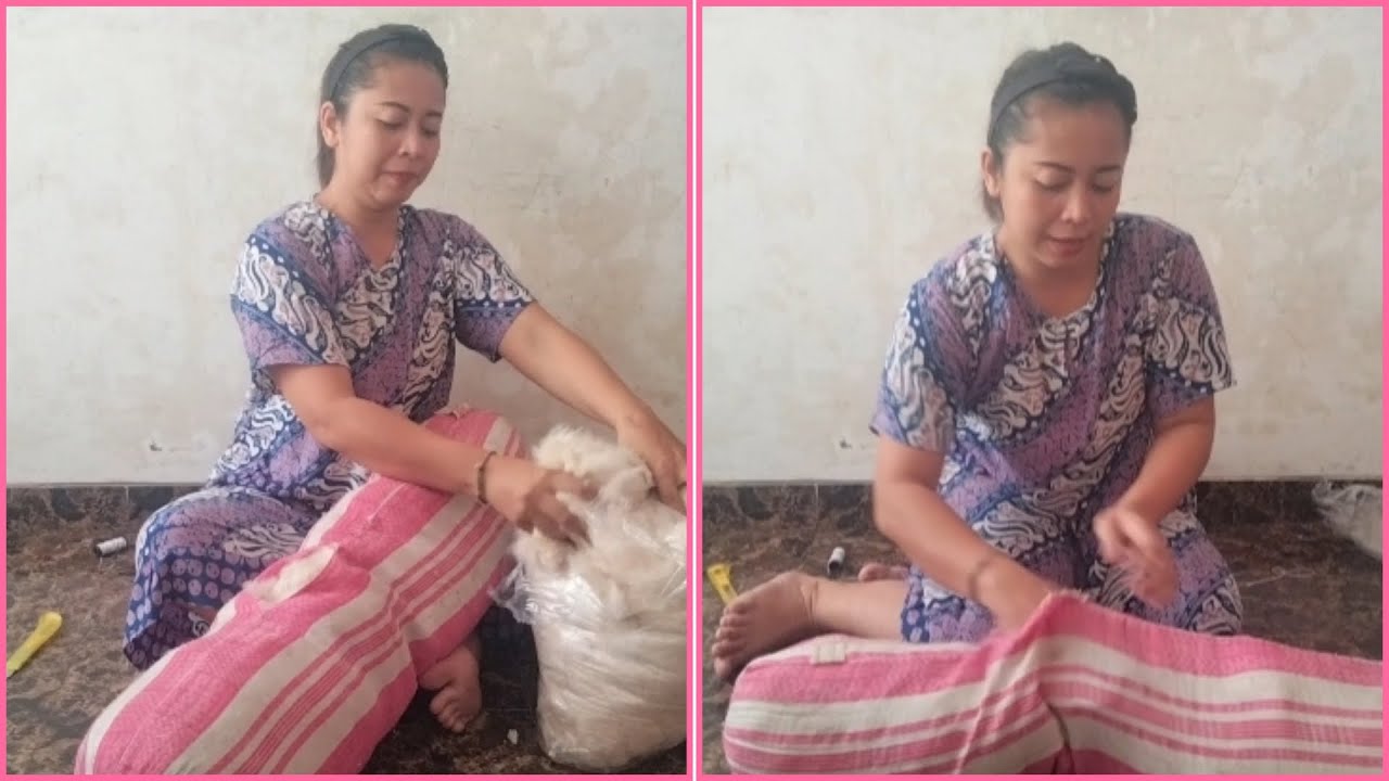 Isi Kapuk Bantal Guling Biar Empuk Lagi #62 - YouTube