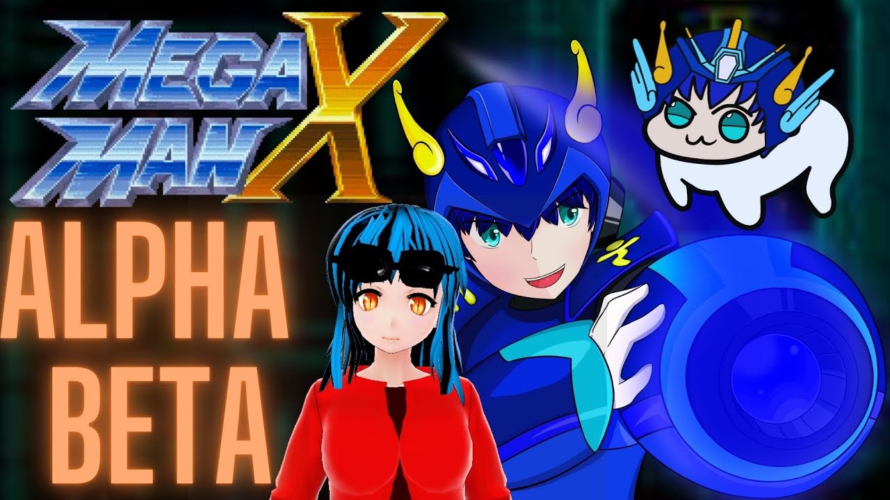 🔵 MEGA MAN X ALPHA BETA 🔵 SOLO X BUSTER CONTRA JEFES #9 – ¡EL AZUL ...